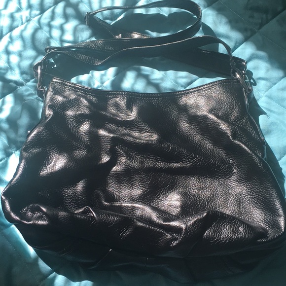 Bags | Leather Like Purse With Pockets | Poshmark
